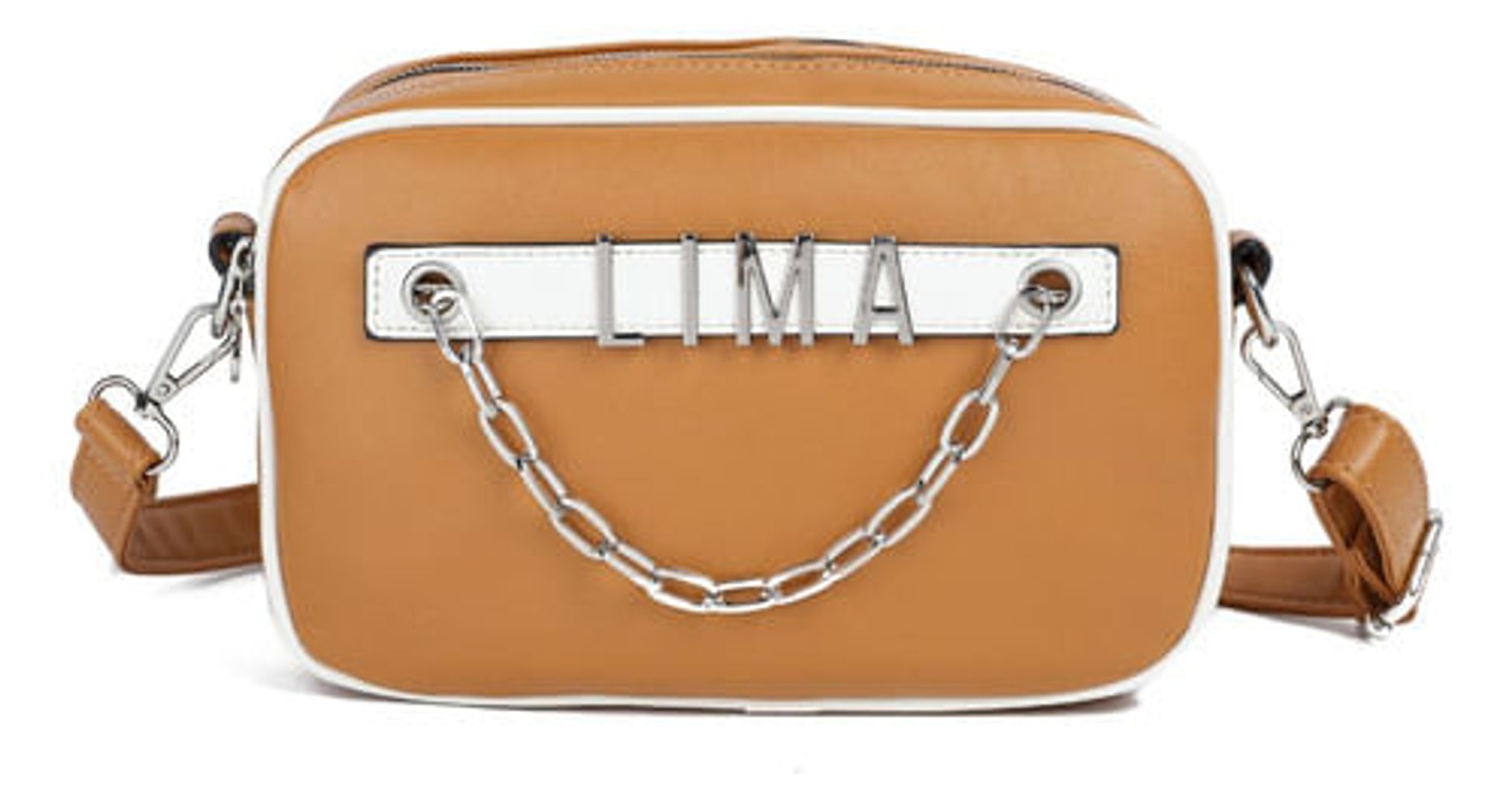 Bandolera Cartera Lima Mujer Juvenil Pu Doble Cierre