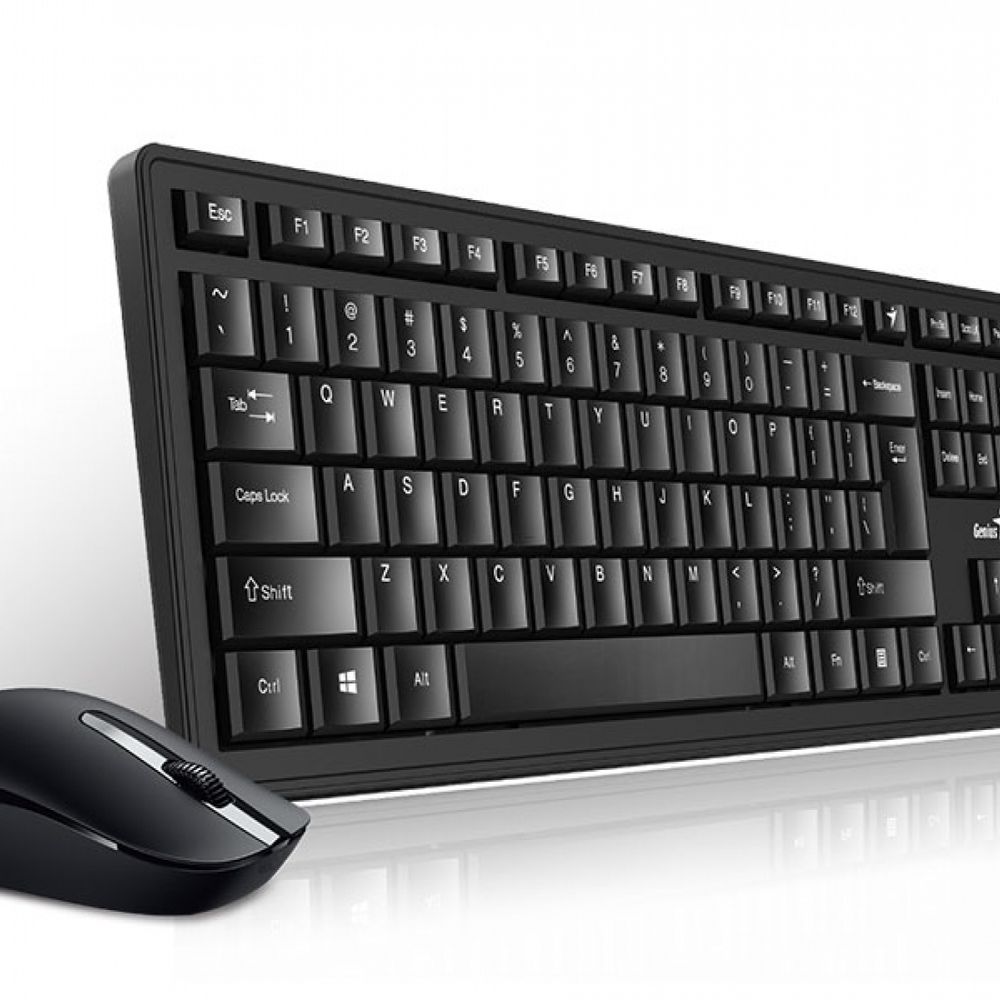 TEC+MOUSE WIRELESS GENIUS KM-8200 SMART BLACK