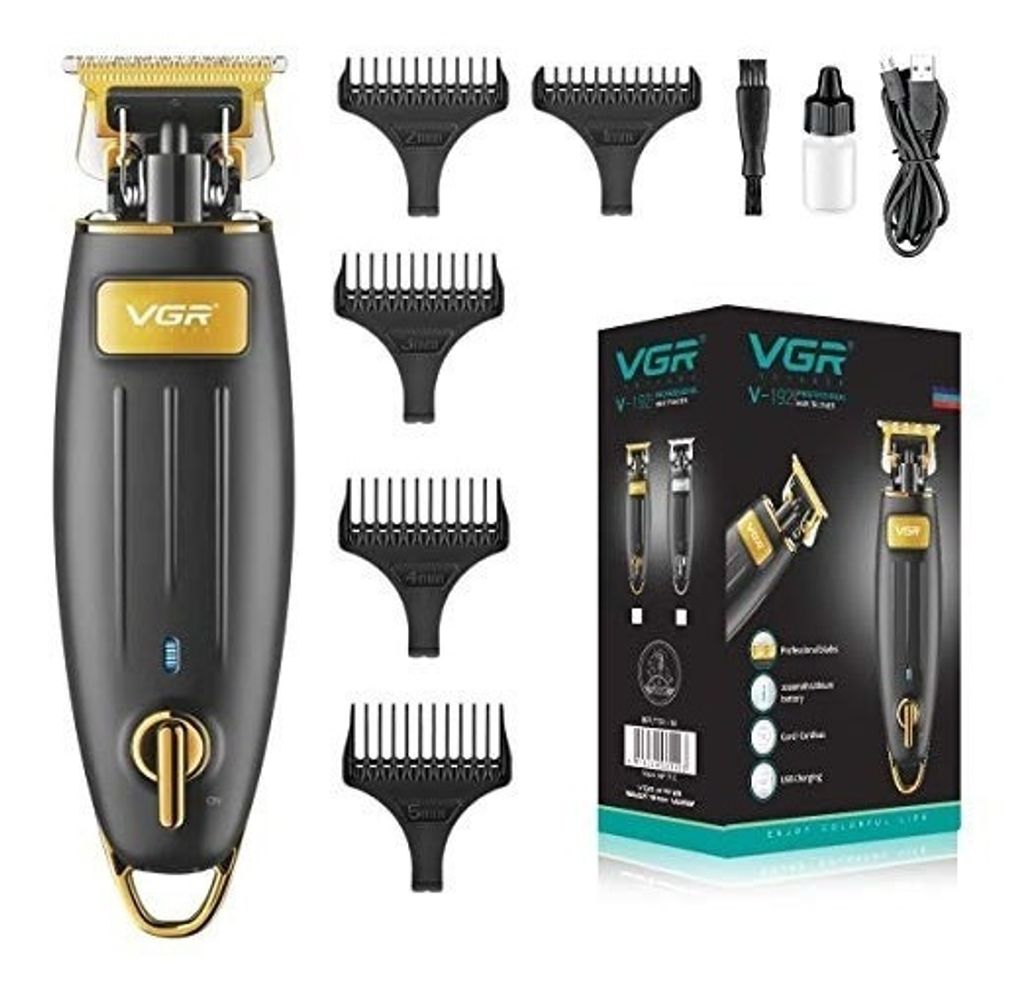 Maquina Corta Pelo Trimmer Vgr V-192 Barba Cuerpo Recargable Usb
