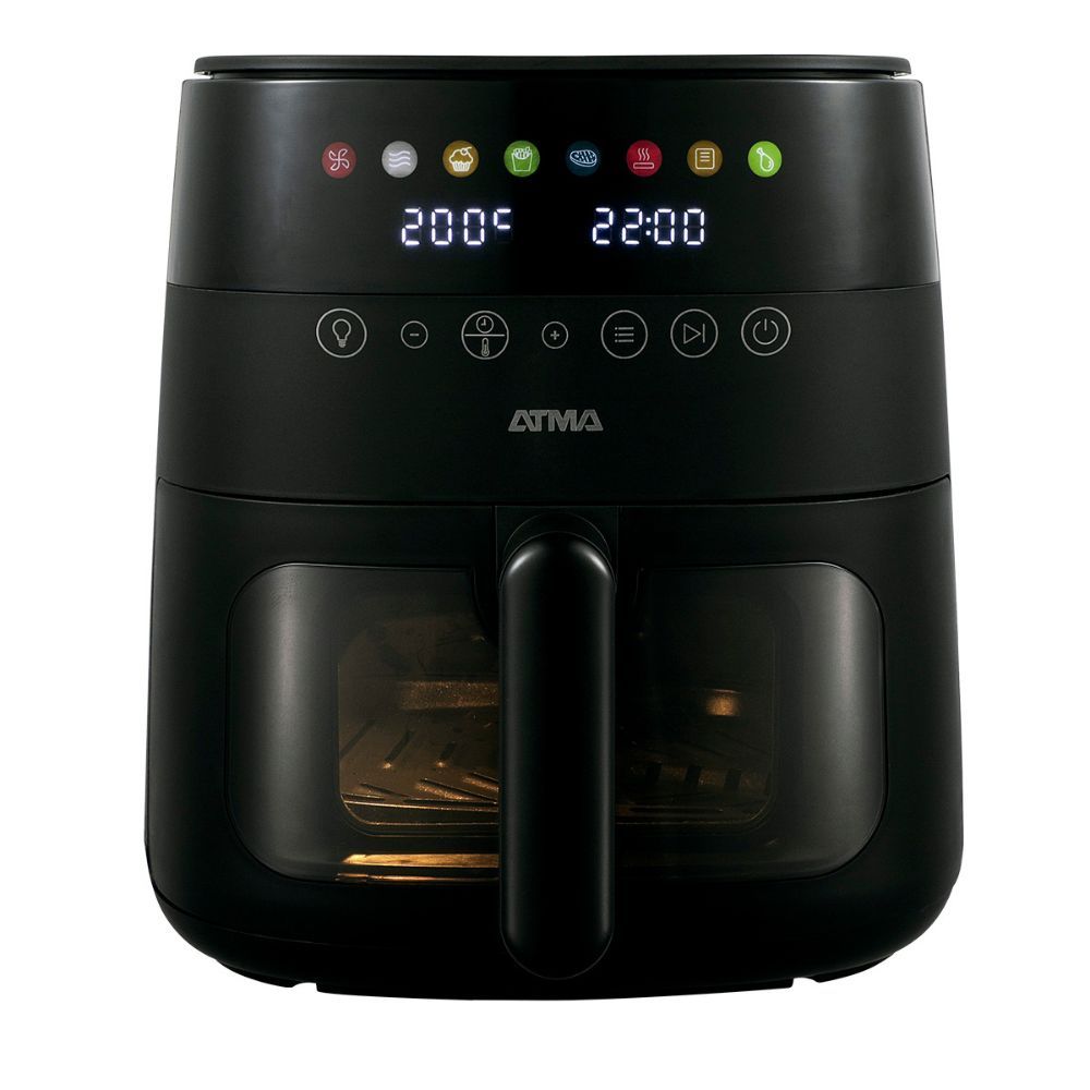 Freidora de Aire ATMA con Visor FR246ABP 6Lts Negro