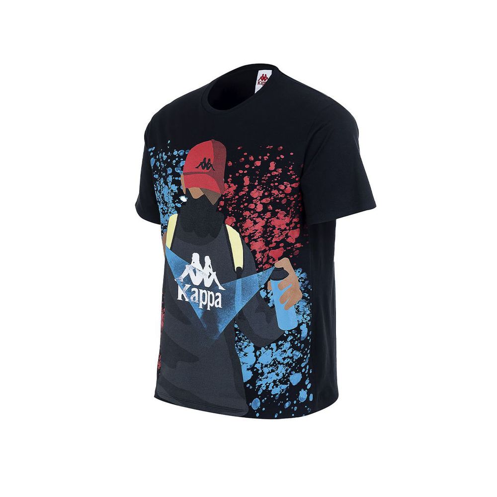 Remera Kappa Authentic Graphik Garrel Ar Hombre Talle M