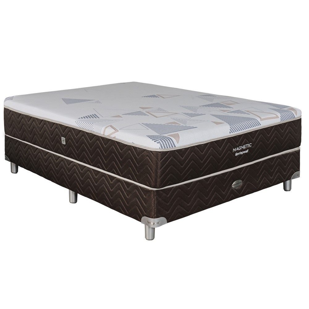 Sommier y Colchón Resortes Pocket Springwall MAGNETIC 140x190 cm
