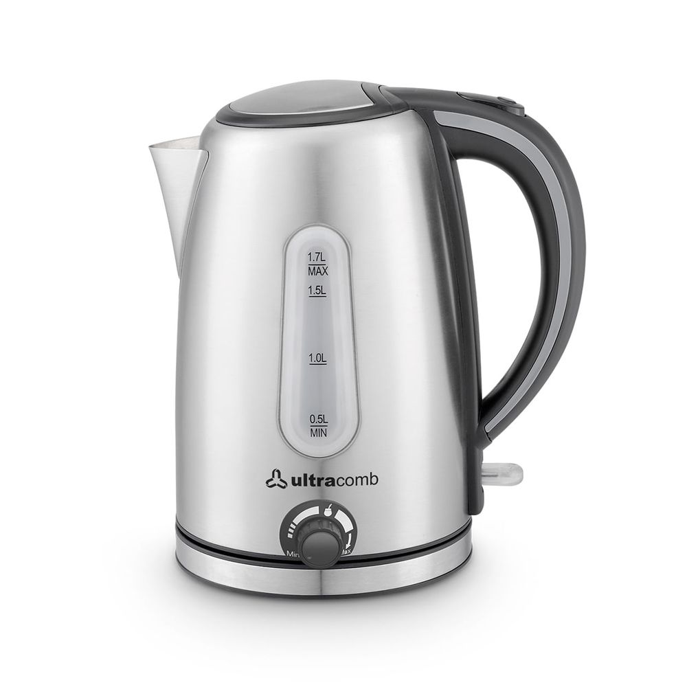Pava Eléctrica Ultracomb 1,7 Lt 2200 W Corte Mate Inoxidable PE-4916