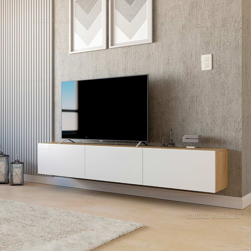 Modular Rack Tv para LCD con Puertas Batientes 182 cm