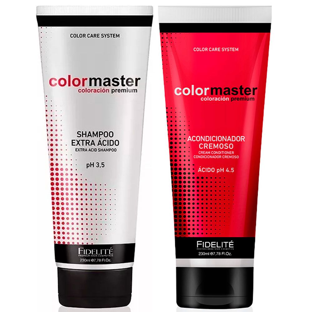 Fidelite Colormaster Shampoo + Acondicionador Acido 230 Ml