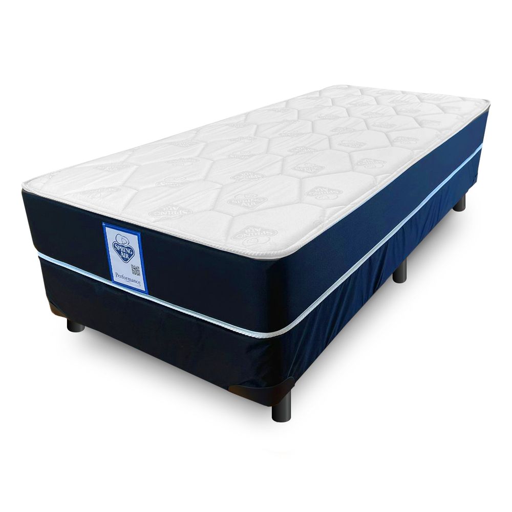 Colchón de Resortes y Sommier Spring Air Styles 1 Plaza 80x190cm