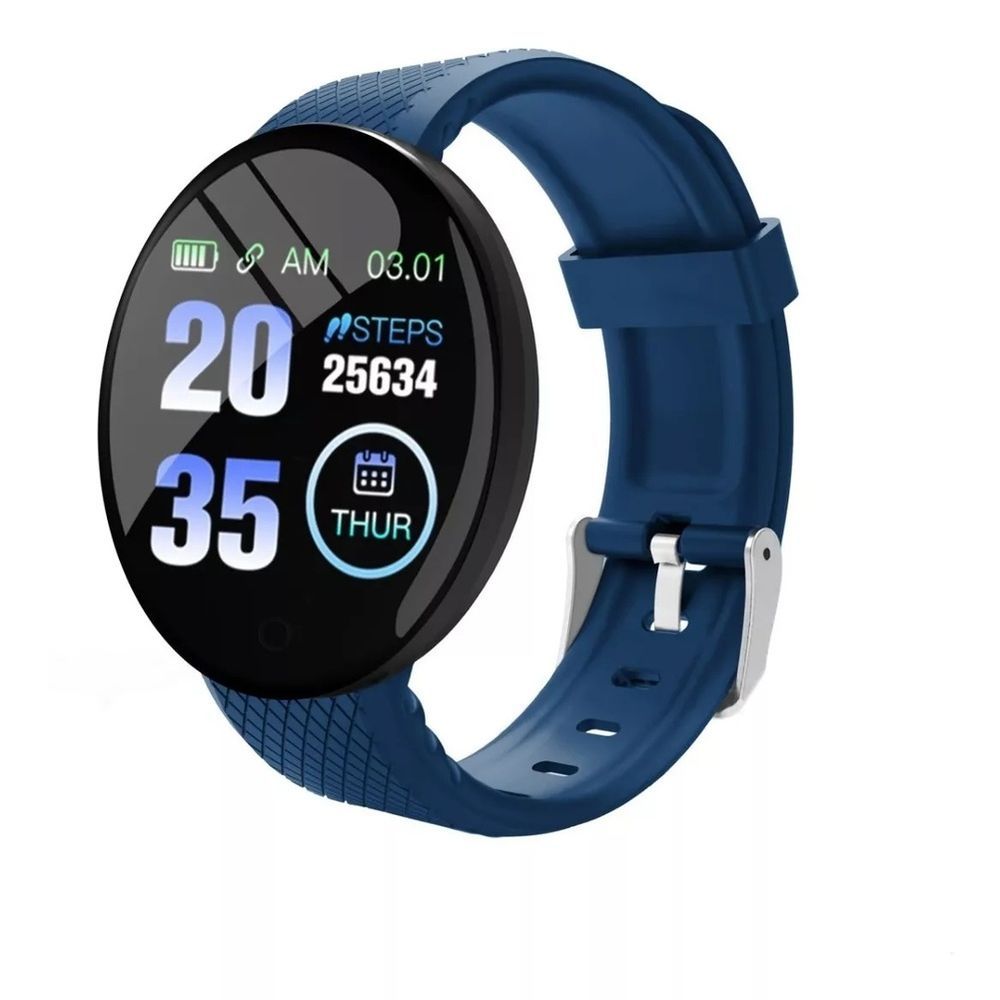 Smartwatch D18 Redondo Multifunción Reloj Inteligente