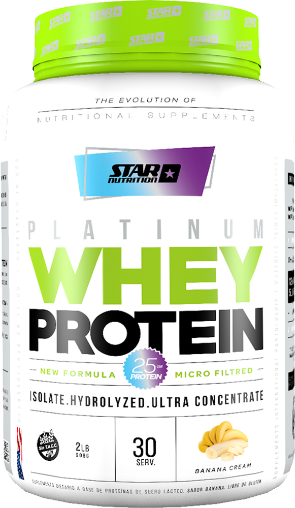 Whey Protein Star Nutrition 2 Lb Ultra Premium Banana Cream