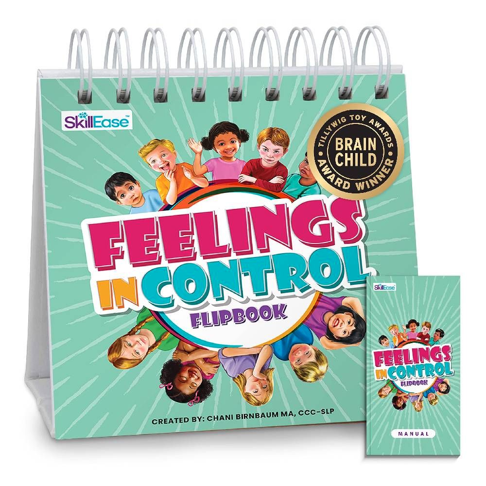 Flip Book Skilease Feelings in Control Emotion Chart Kids