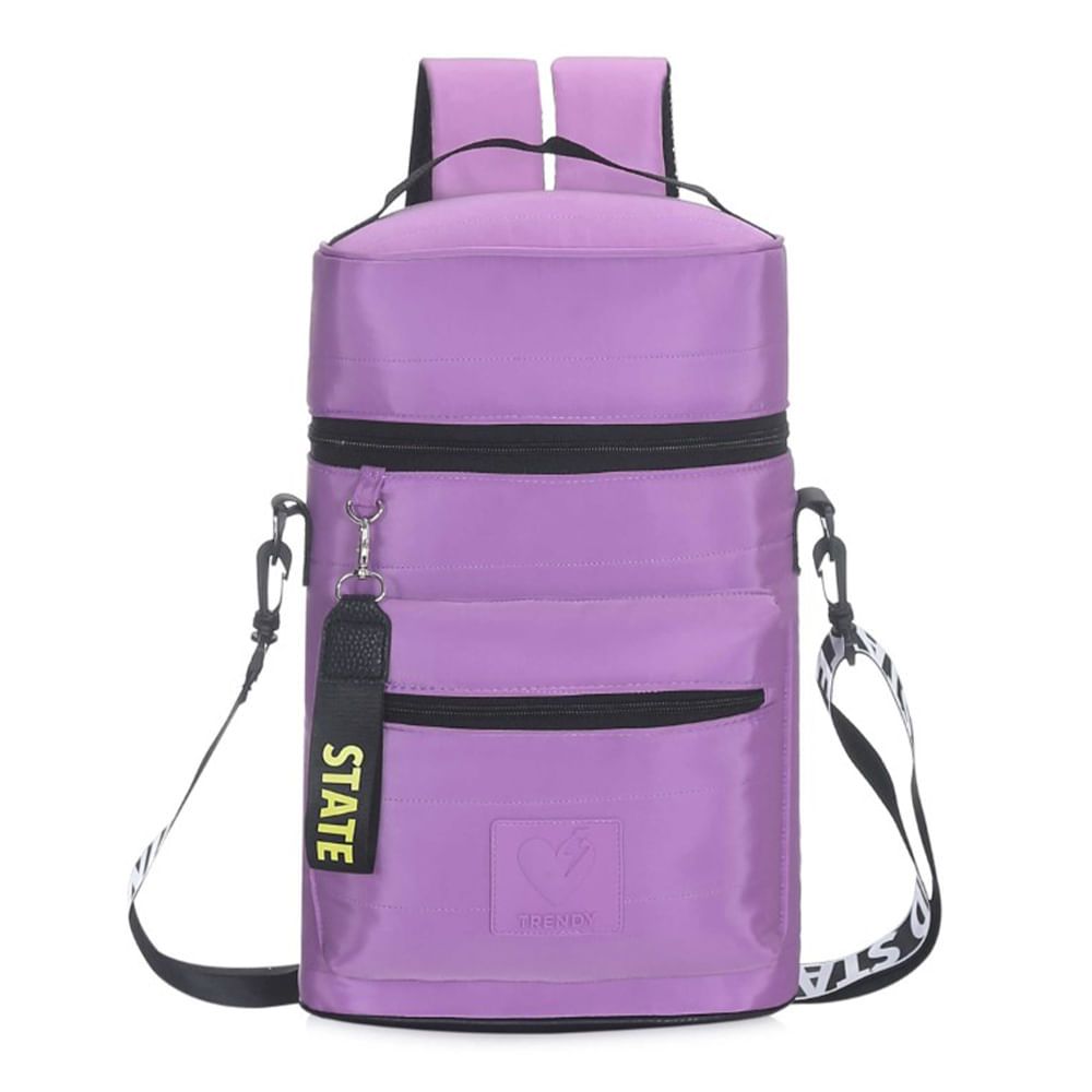 Mochila Matera Trendy Nylon Amplia Liviana Urbana