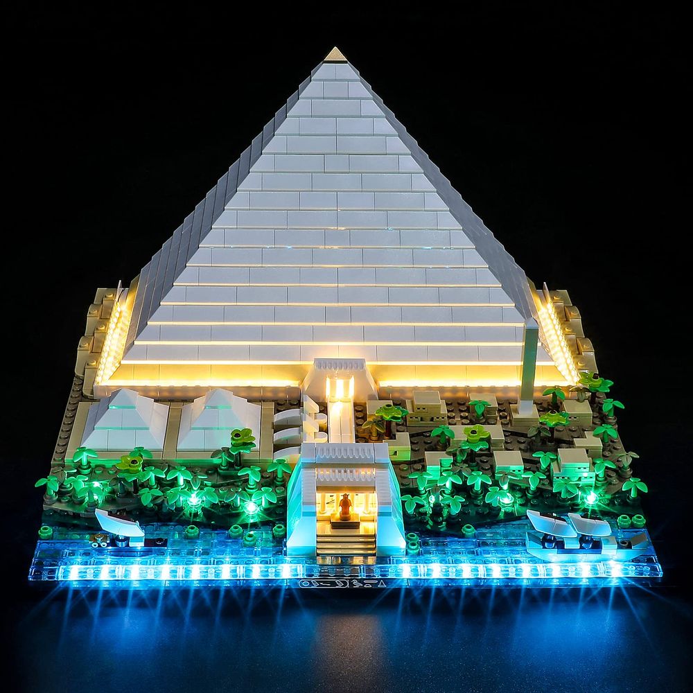 Kit de luces LED YEABRICKS para la Gran Pirámide de Lego Architecture