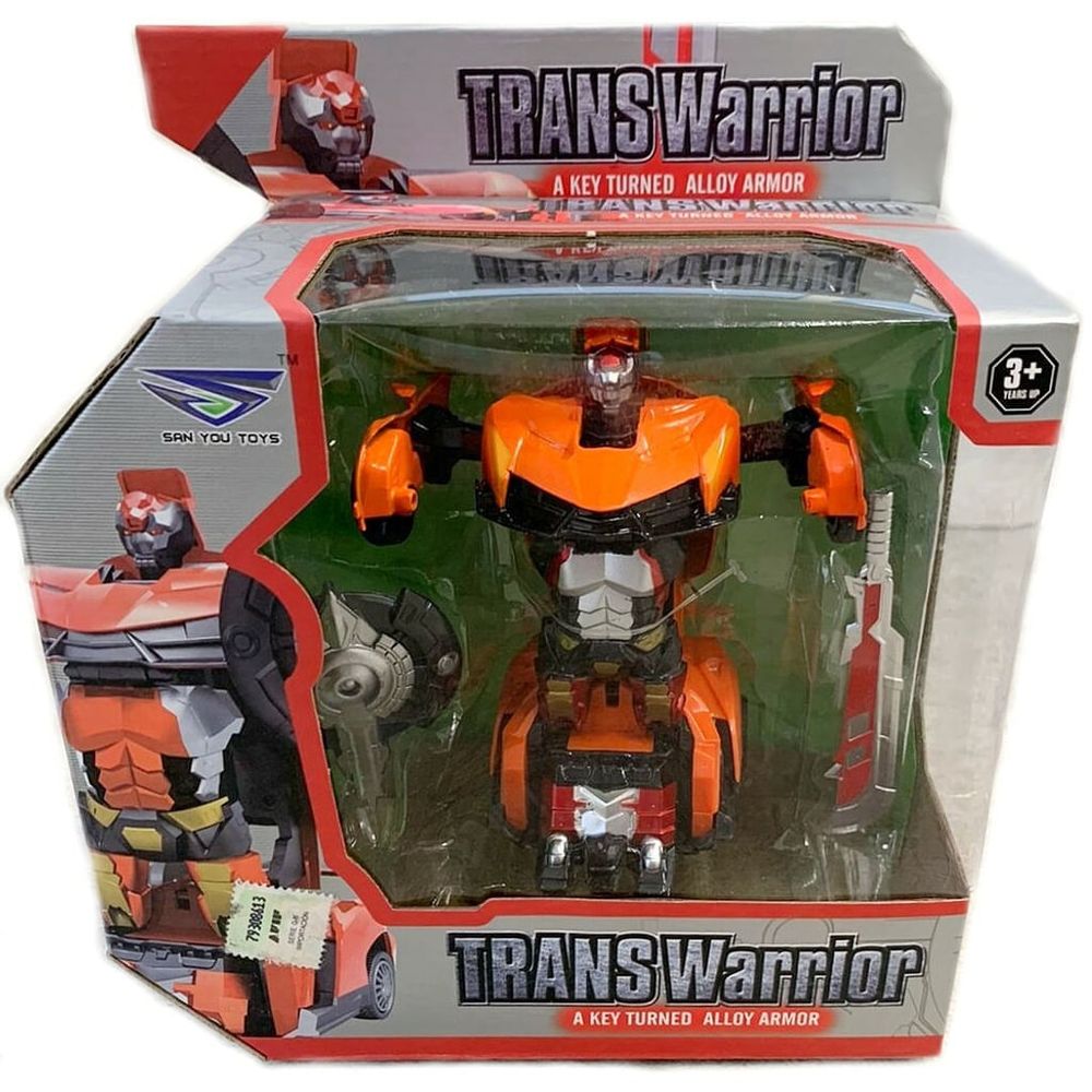 Auto Transformers Warrior Juguetech Naranja