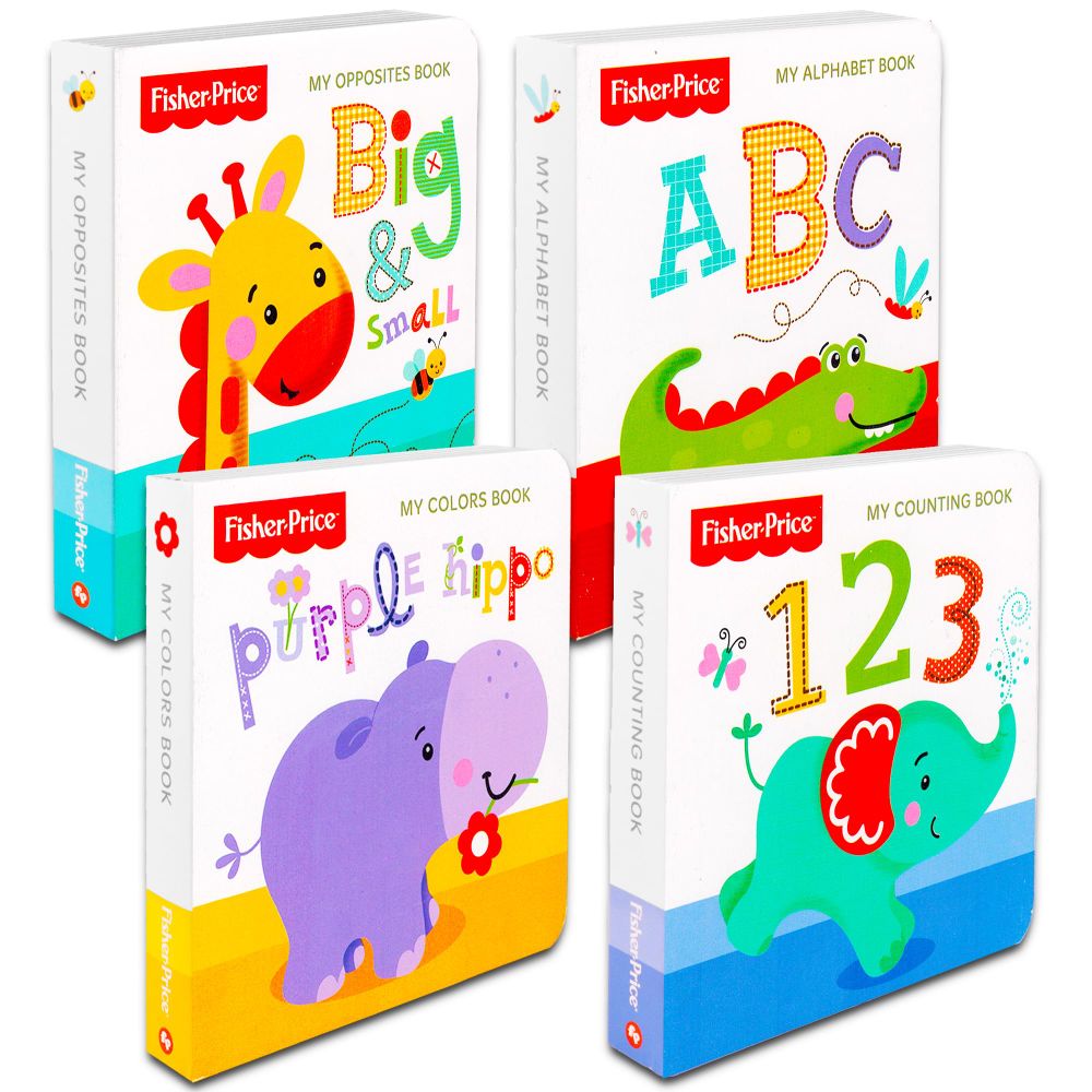 Mis primeros libros de Fisher Price, Juego de 4