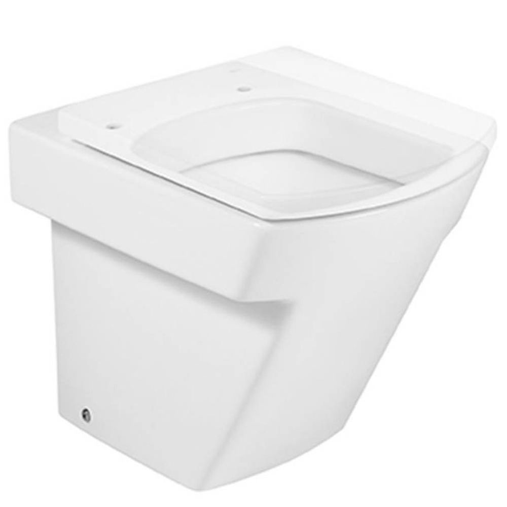 Inodoro Corto Roca Hall Color Blanco