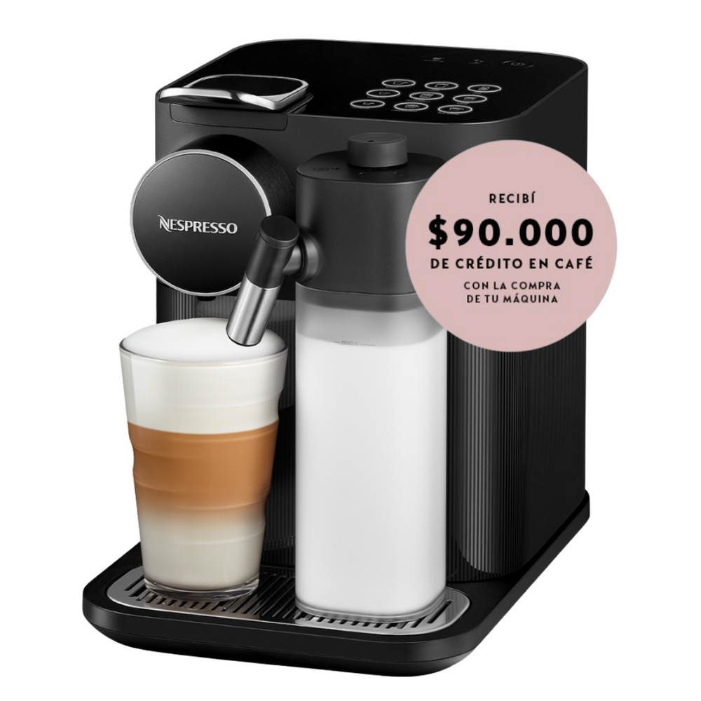 Cafetera Nespresso Gran Lattissima Black F541-AR-BK-NE