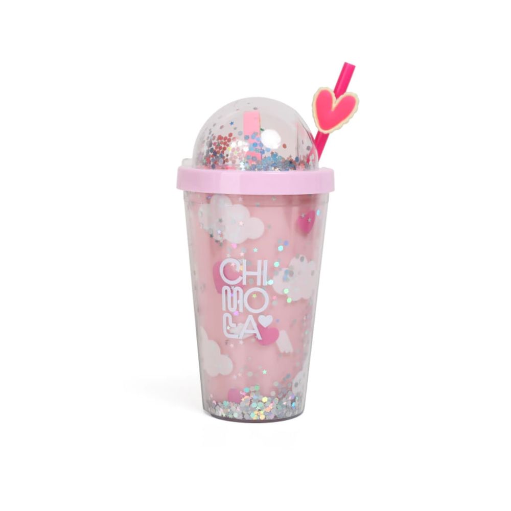 Vaso Acrílico Large 450ml - Chimola Bz09 Rosa