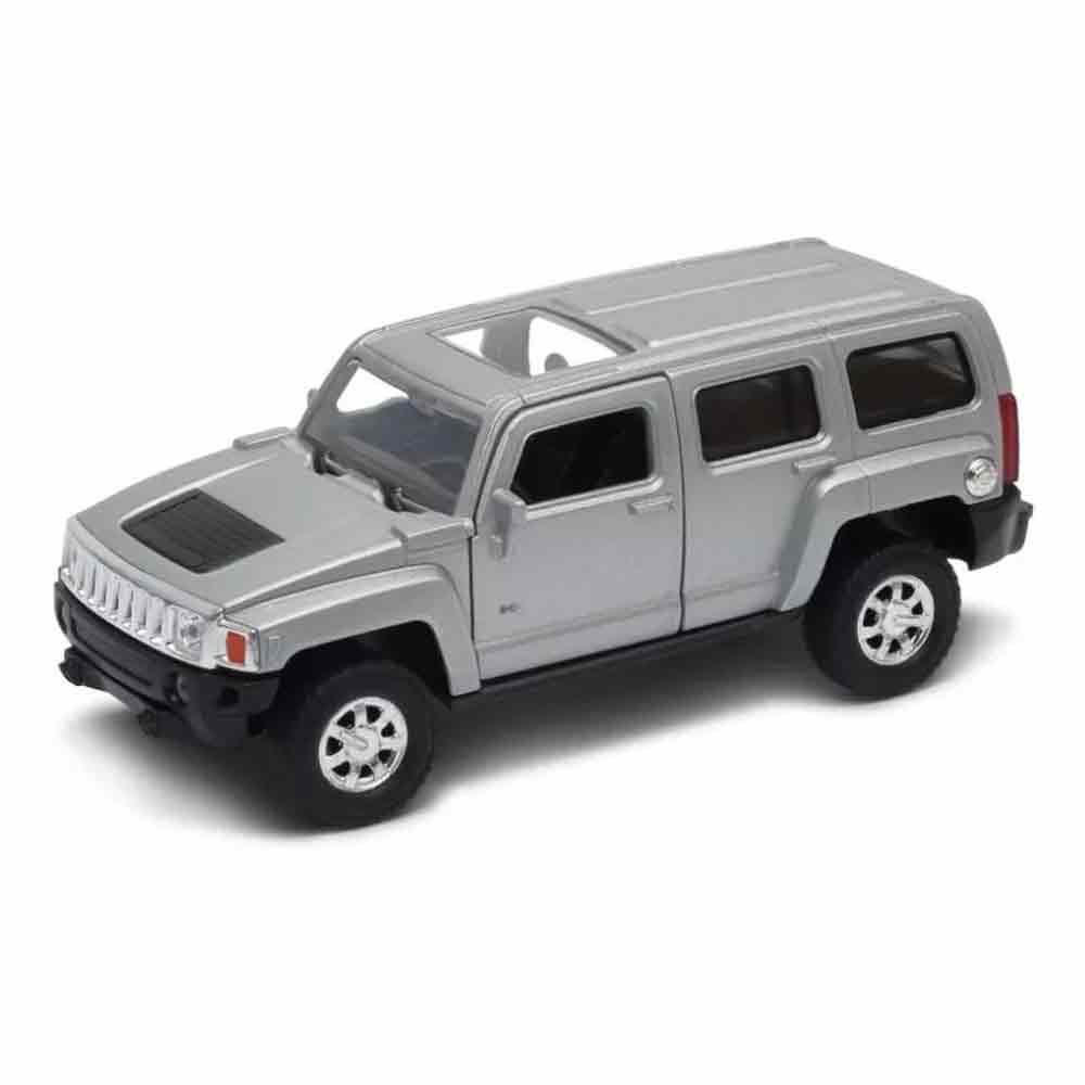 Welly 1:34 Hummer H3 Plateada 43629cw