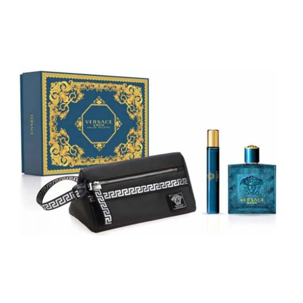 Versace Eros EDT 100ml + Eros 10ml + Neceser Set