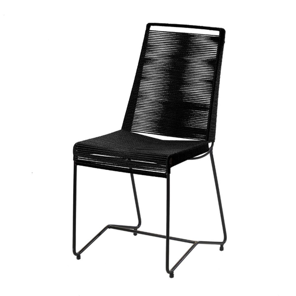Silla de diseño Roma color negra