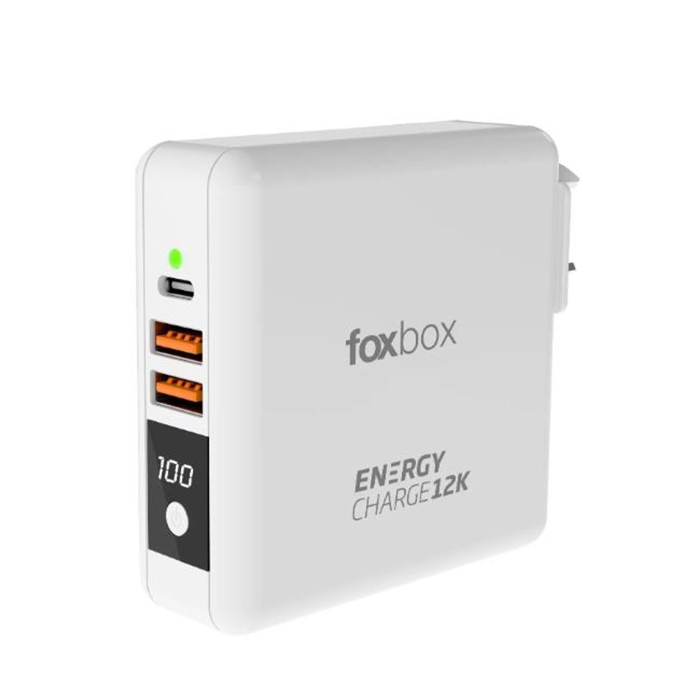 Power Bank Foxbox Energy Charge 12000mah Blanco (7666)