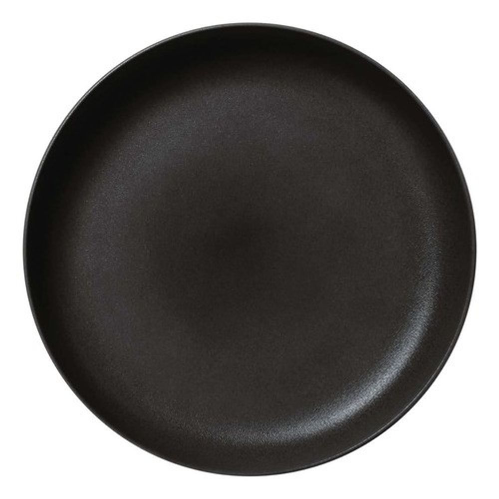 Set X 4 Plato Hondo 21,5cm Porcelana Baralee Fine Plus Negro