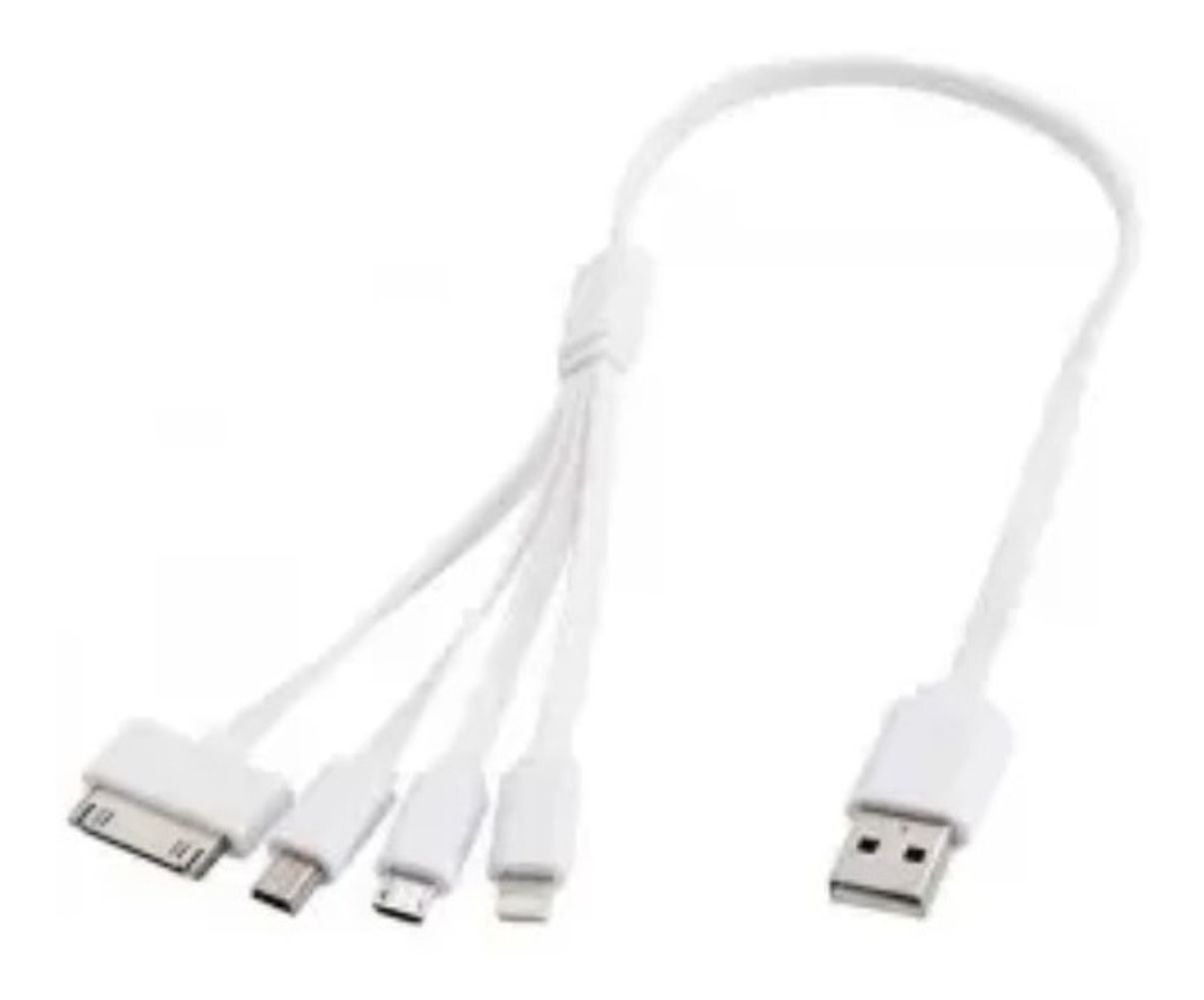 Cable Cargador Multipuerto Pulpo 5 En 1