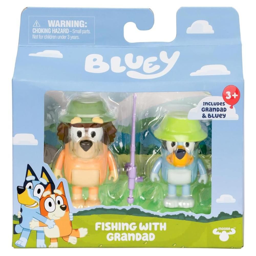 Bluey Fishing With Grandad