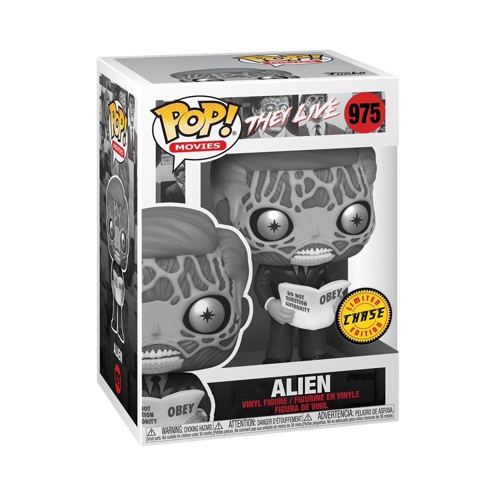 Funko Pop Figura 10cm Movies They Live Aliens Chase Gris