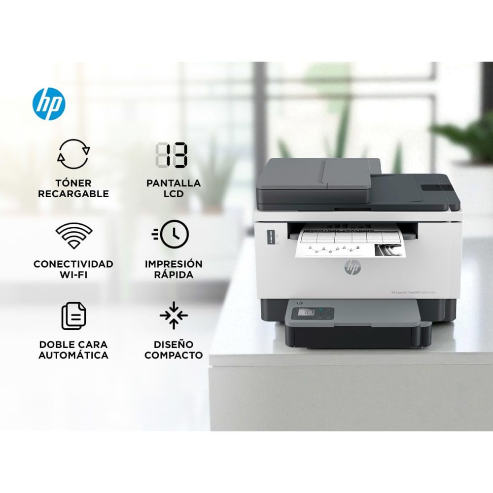 Impresora HP Laser Jet Tank 2602 SDW