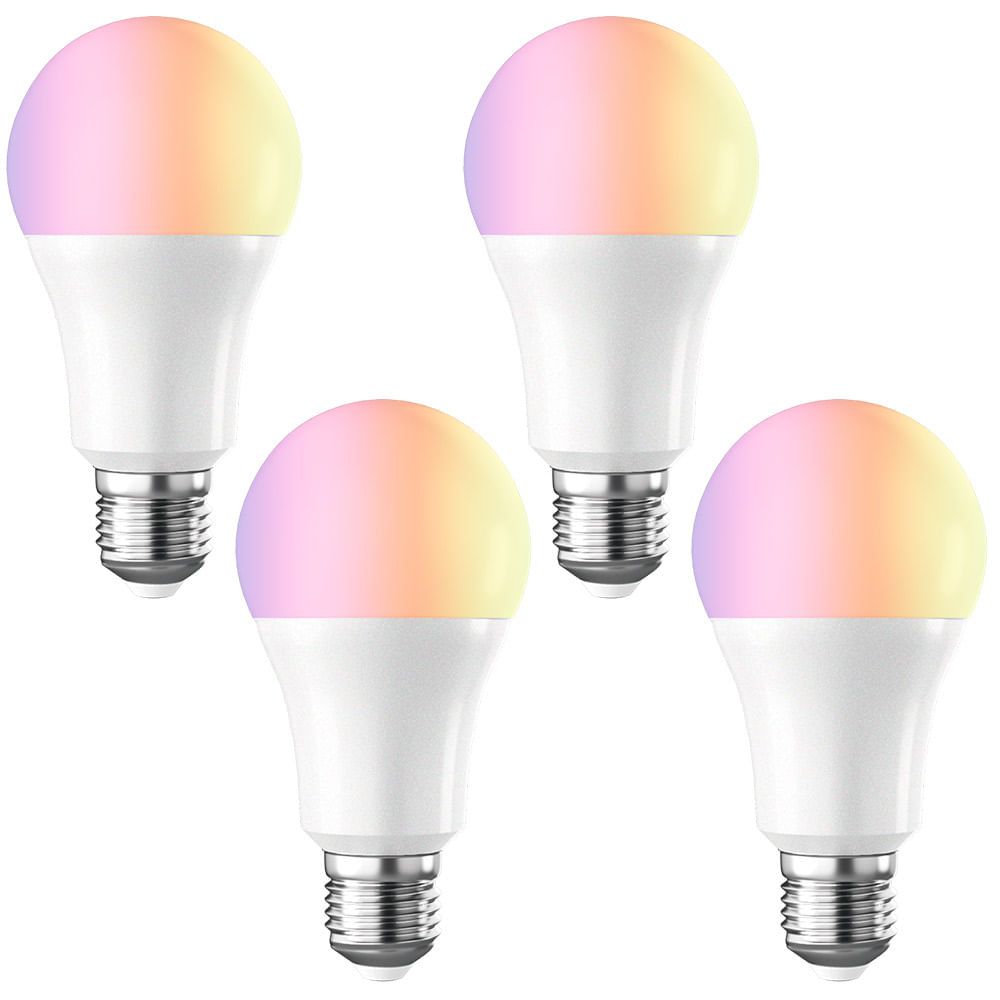 Lampara Led Smart Inteligente RGB X4 9W Wifi