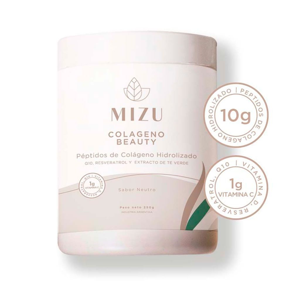 Mizu Colageno Beauty Bebible Hidrolizado Antiage Neutro 280g