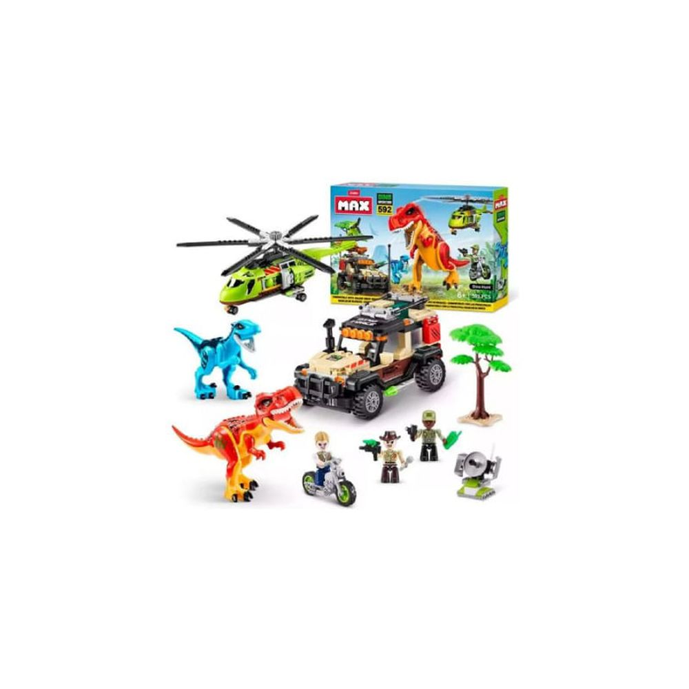 Zuru Max Dino Adventure Box Playset 592pzs 83156 7455