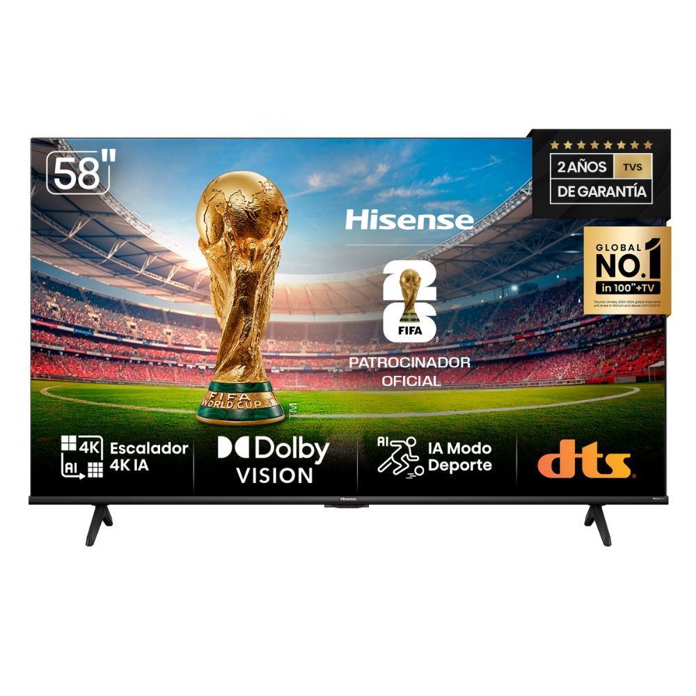 Smart TV Hisense 58” 4K LED 9158A64N