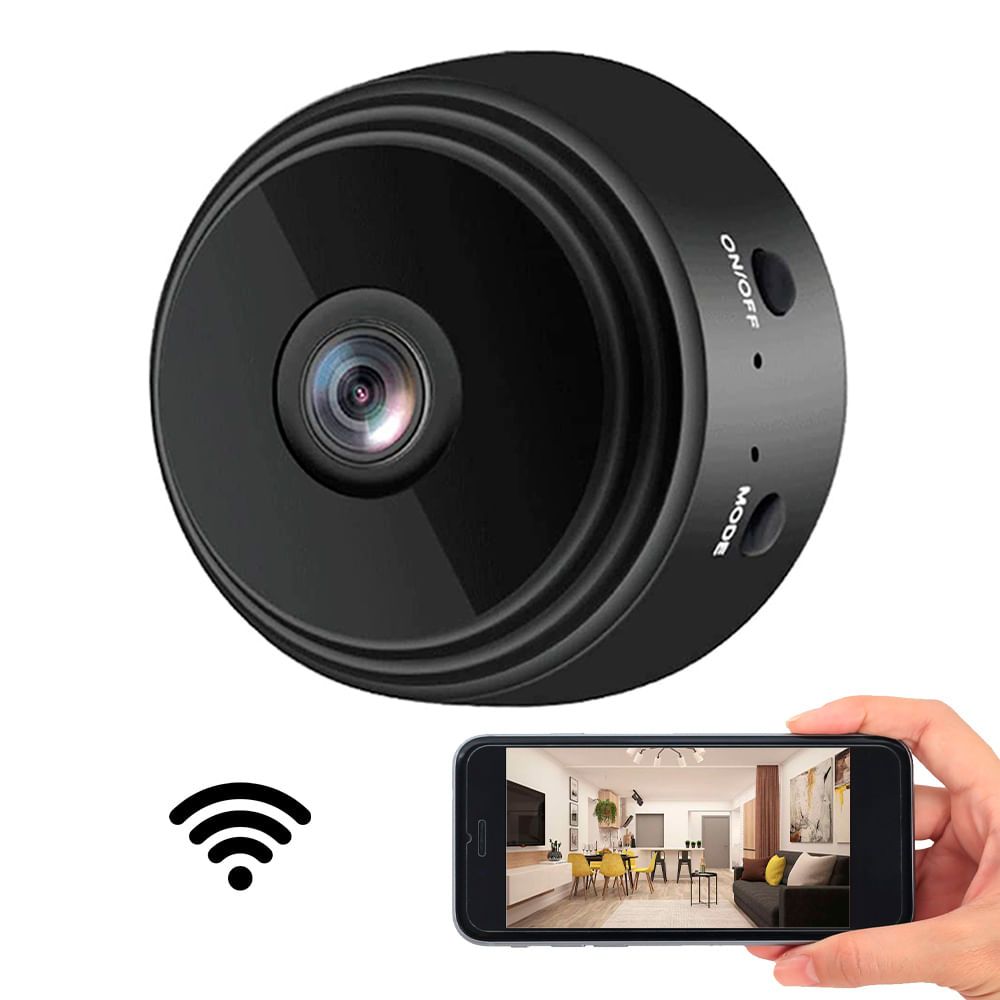 Mini Cámara Oculta Gadnic Espía Wifi Hd 1080p Visión Nocturna
