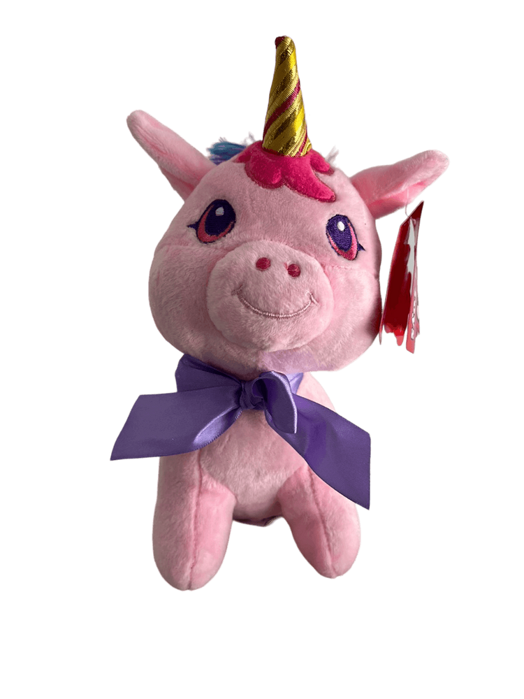 Peluche Unicornio Sentado 20 Cm Yani Toys 1629 Rosa