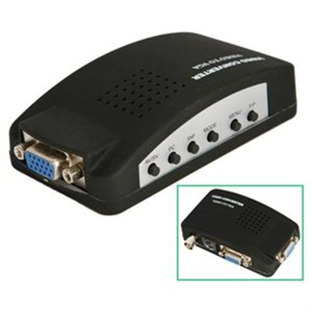 Digitalizador Y Swicheador De Imagen De Bnc / S-Video Y Vga A Vga