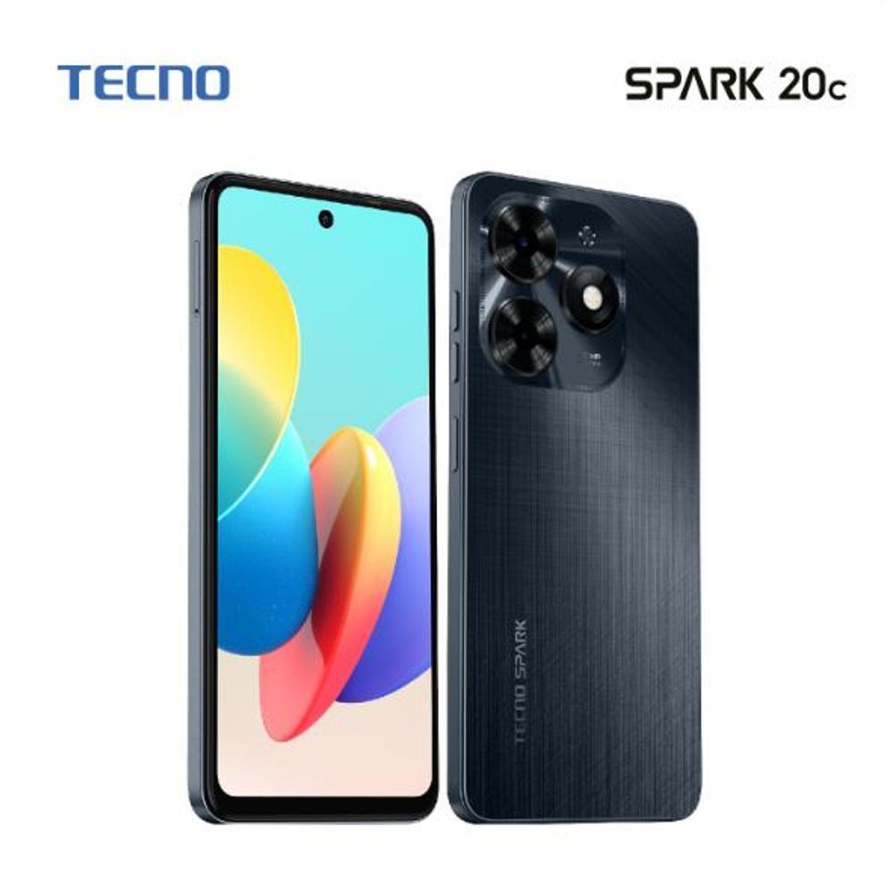 Celular Tecno Bg7 Spark 20c - 656128gb4gb 50mp8mp Gravity Black