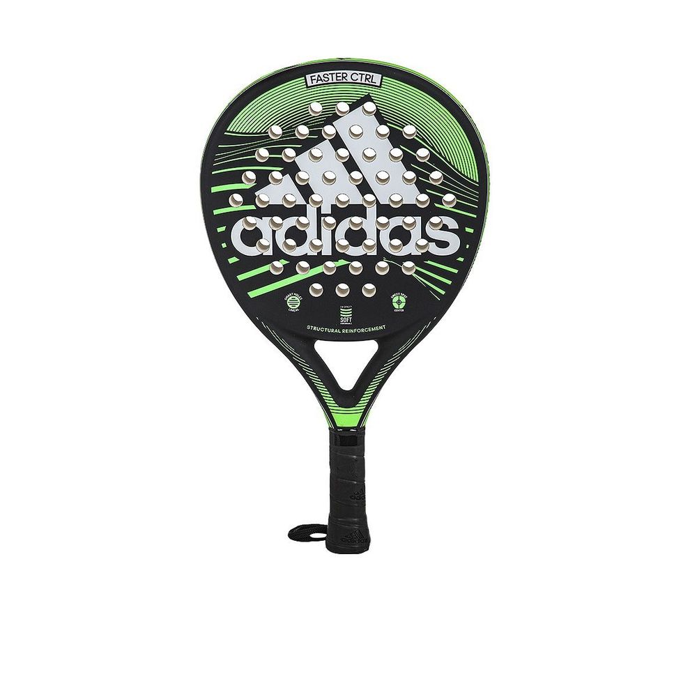 Paleta De Padel adidas Faster Ctrl Color Negro/verde