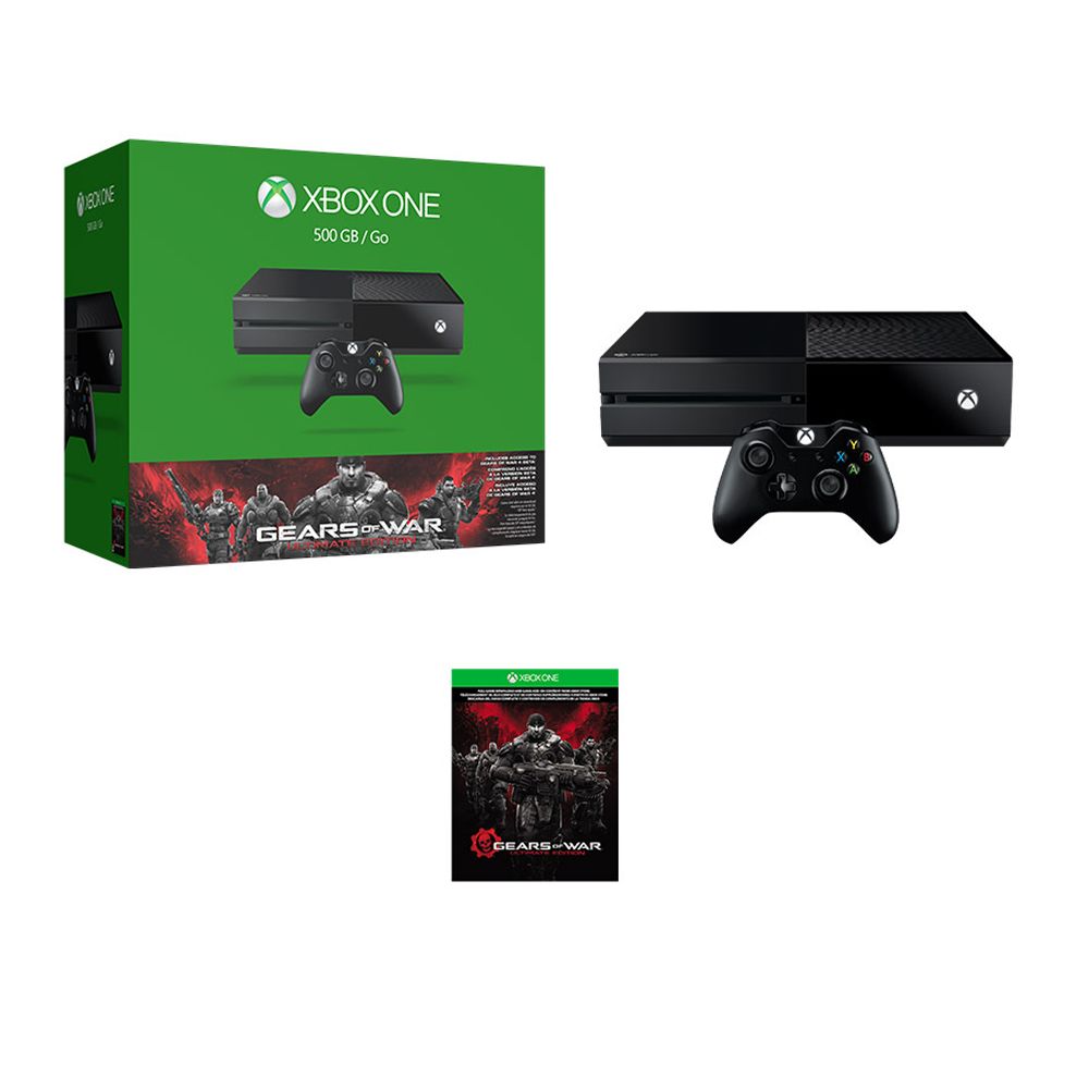 Consola Xbox One Microsoft 500GB y Gears of War Ultimate Edition