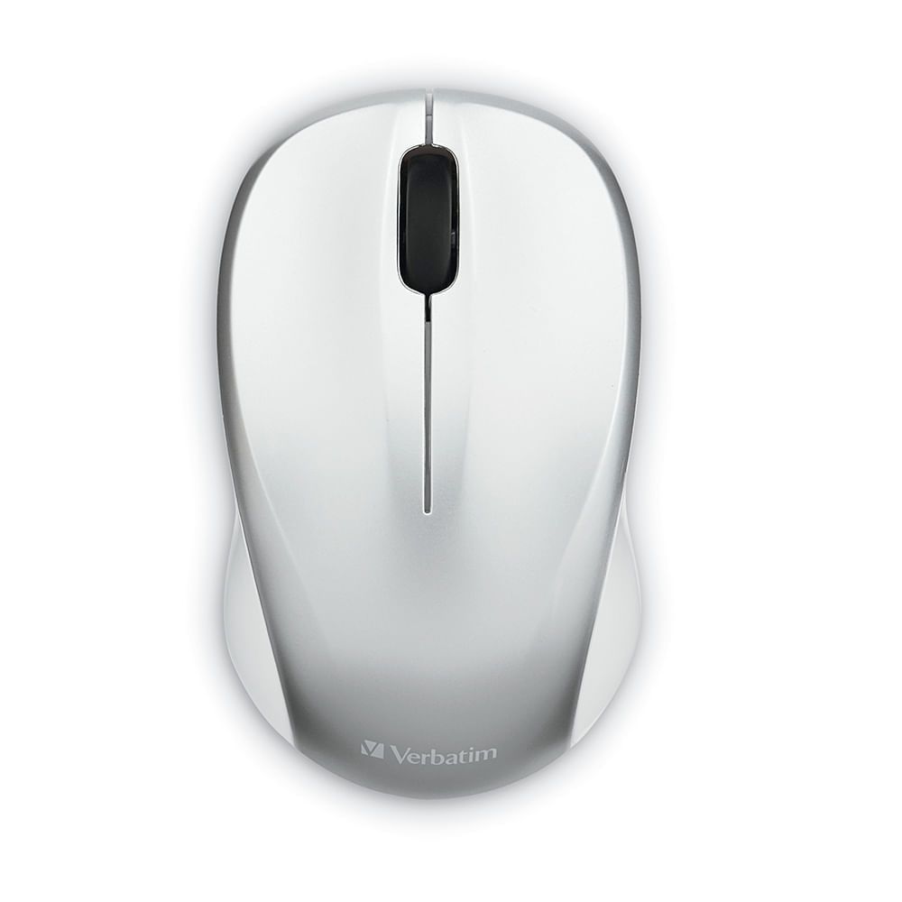 Mouse Verbatim Silent Wireless Blue LED Plata