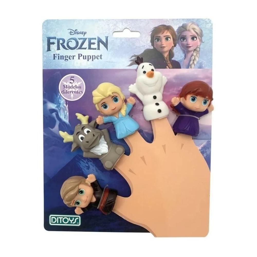 Frozen Finger Puppet 5 Figuras Titeres Elsa Ana Olaf Ditoys