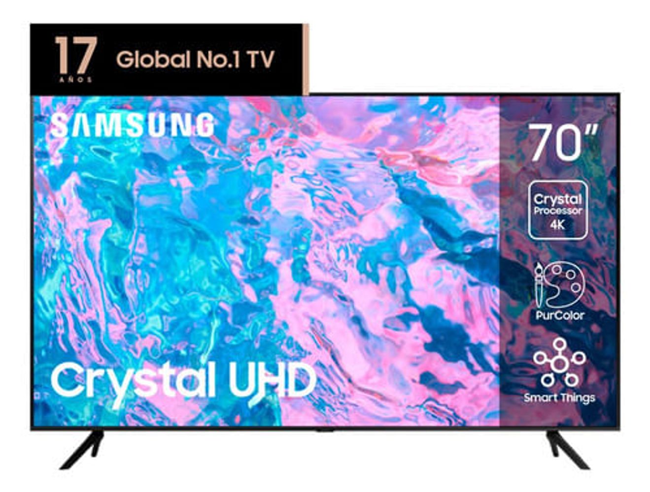 Smart Tv Samsung 70 Pulgadas Un70cu7000gczb Crystal Uhd 4k