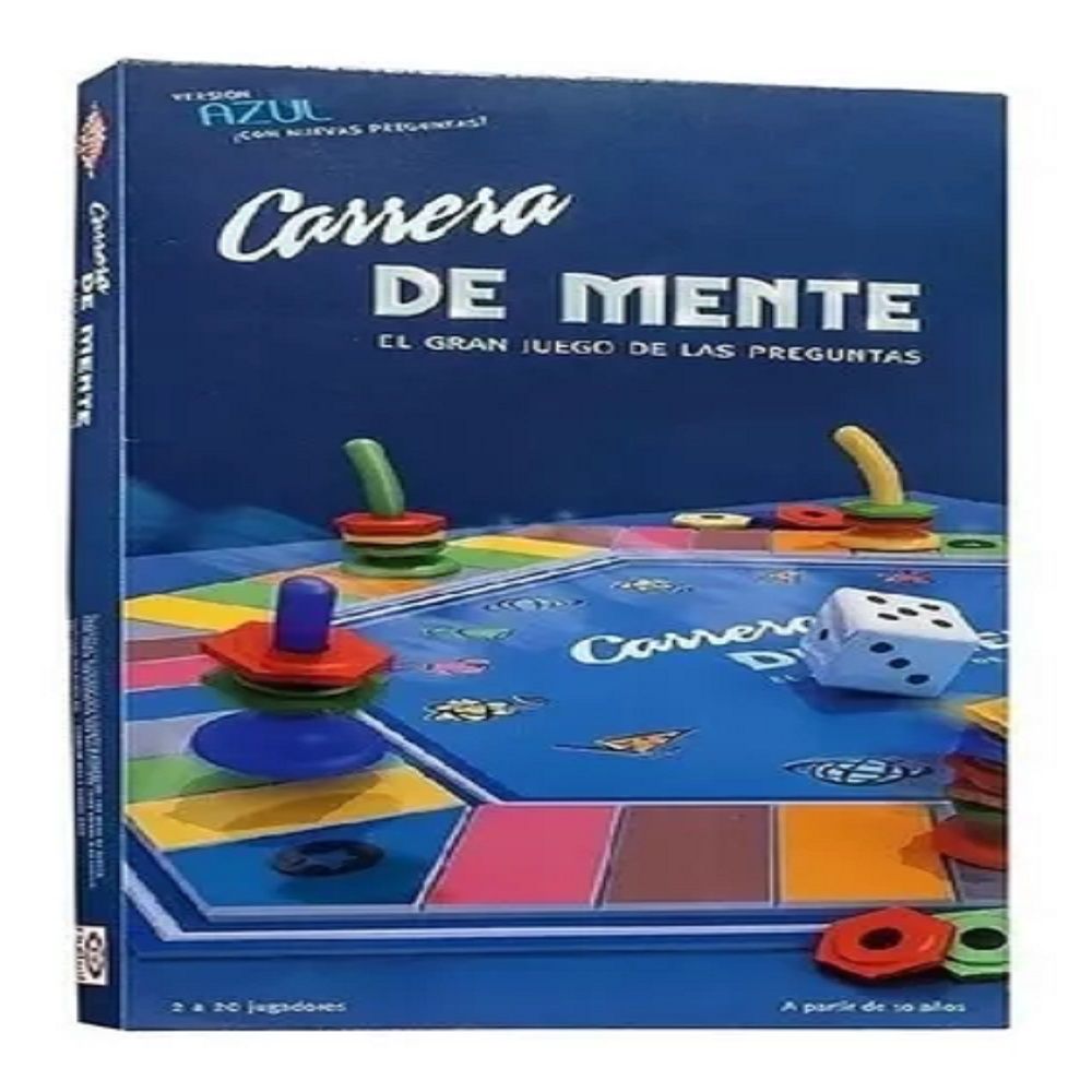 Juego de Mesa Carrera de Mente Version Azul
