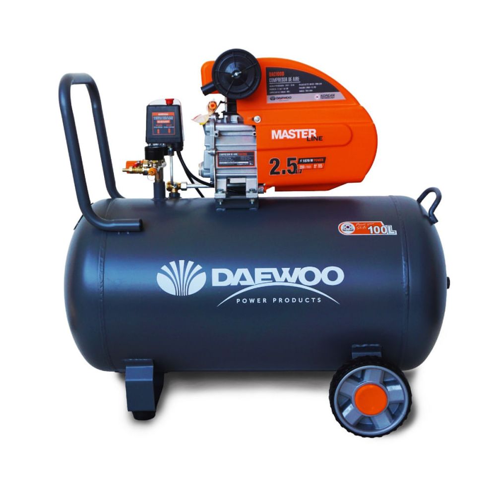 Compresor de Aire Daewoo 100l 2850rpm DAC100D