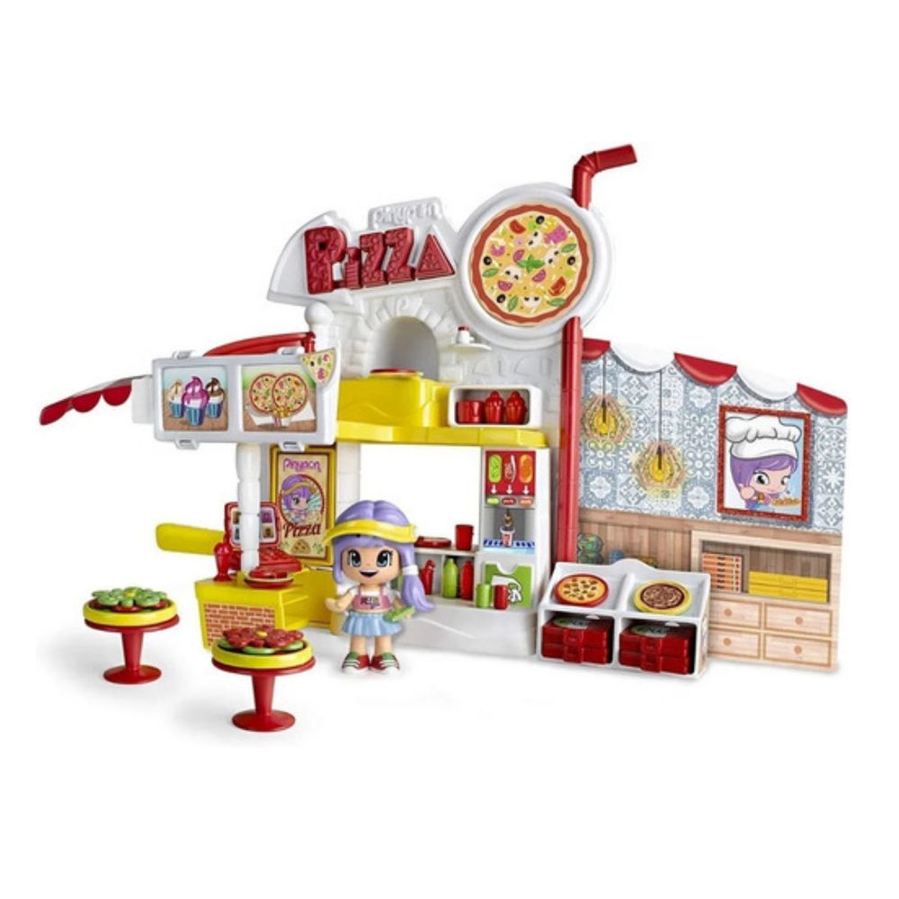 Pinypon La Pizzeria Con Figura Y Muchos Accesorios Muñeca