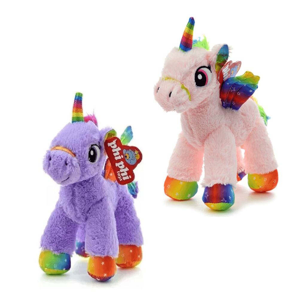 Peluche Unicornio Con Alas - Phi Phi Toys 4112 Rosa