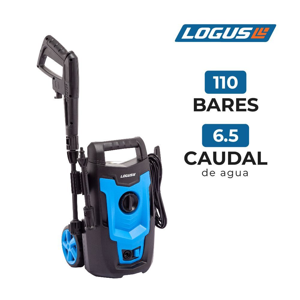 Hidrolavadora Eléctrica Logus HL-110 Azul y Negra con 110 Bar de ...