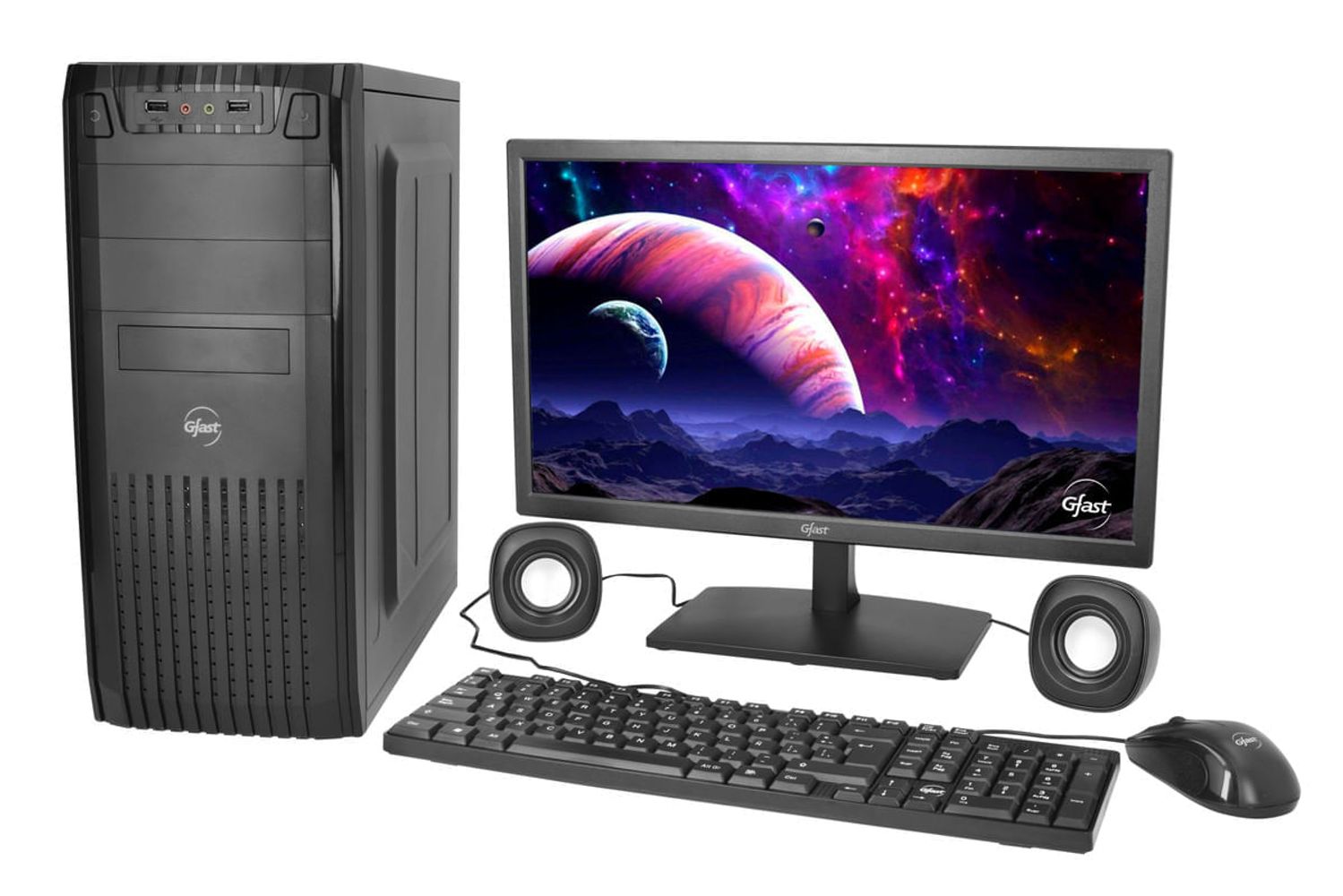 PC Completa Gfast H 100 I4120W19 Intel Celeron 4Gb 120gb SSD Monitor 19 ...