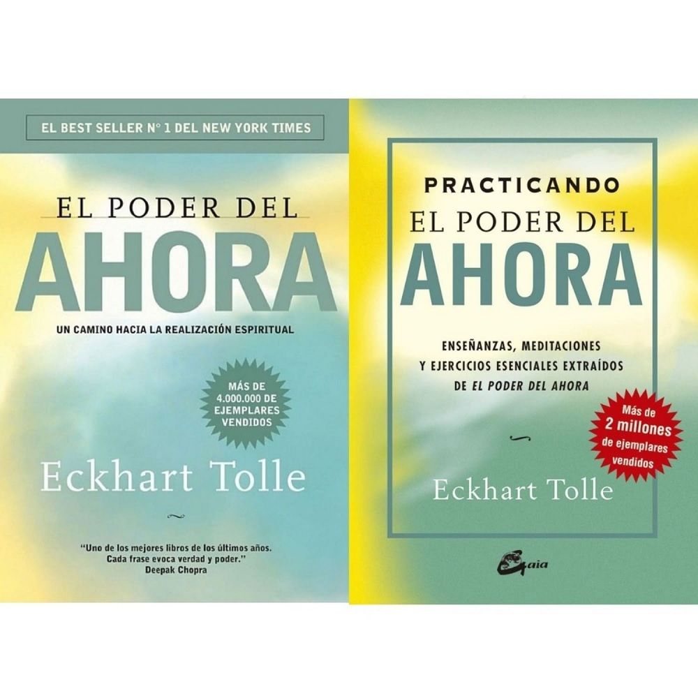 Pack Libros El Poder Del Ahora mas Practicando El Poder Del Ahora