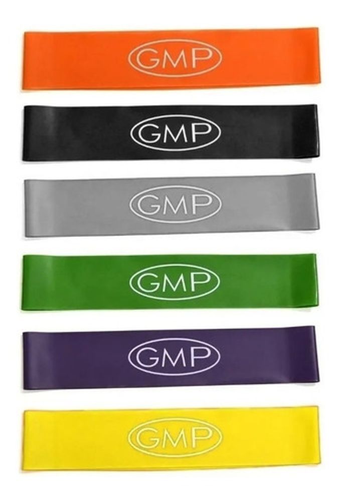 Pack 6 Banda Elástica Circular Gmp T/tiraband 6 Resistencias